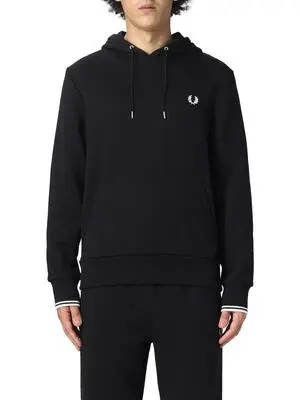 Fred Perry Laurel Wreath Hoodie - Black