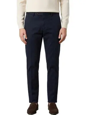 PT TORINO Stretch Cotton Chino Trousers - Blue