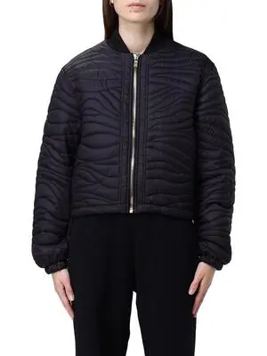 Just Cavalli Quilted Bomber Jacket - Black
