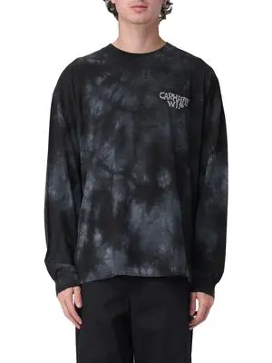 Carhartt Work In Progress Printed Organic Cotton Crewneck Sweatshirt - Grey