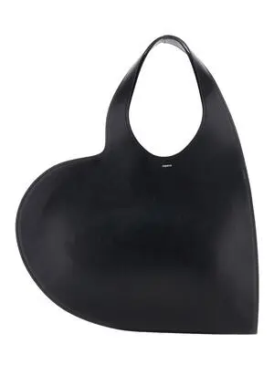 Coperni Heart Shoulder Bag - Black