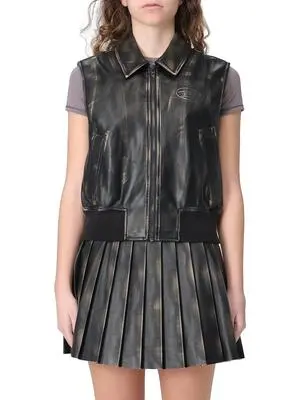 DIESEL® G-inko Faux Leather Jacket - Black