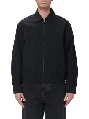 Carhartt Work In Progress Nylon Canvas Zip-up Jacket - Charcoal