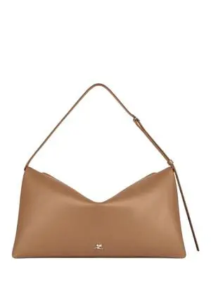 COURREGES Cuff Leather Bag - Brown