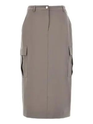 Theory Cargo Skirt - Sand