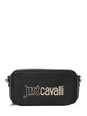 Just Cavalli Logo Camera Bag - Black