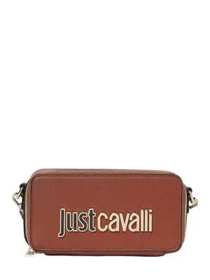 Just Cavalli Logo Camera Bag - Brown