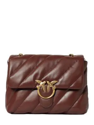 Pinko Pinko Leather Shoulder Bag Red
