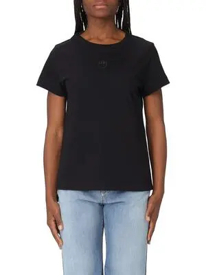 Pinko Embroidered Logo T-shirt - Black