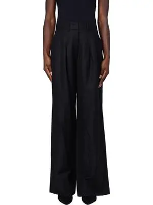 PT TORINO Frankie Wide-leg Trousers - Black