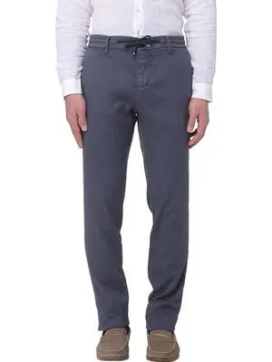 MASON'S Linen And Cotton Blend Drawstring Trousers - Dust