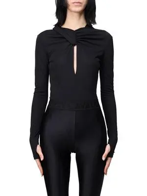 Just Cavalli Twist Front Bodysuit - Black