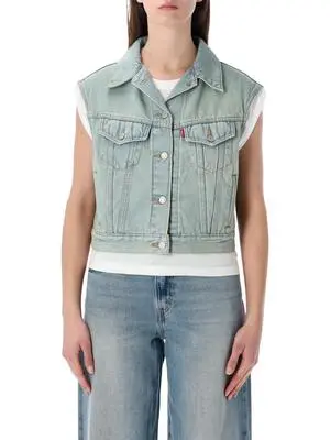LEVI'S Sleeveless Vest - Denim