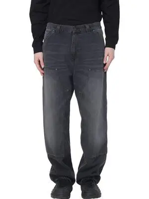 Carhartt Work In Progress Double Knee Cotton Denim Jeans - Black