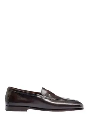 Santoni Classic Loafers - Brown