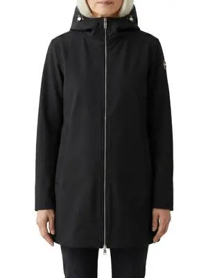 COLMAR Hooded Technical Raincoat - Black