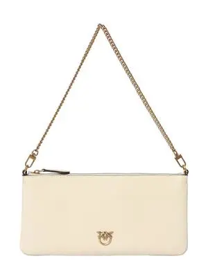 Pinko Leather Shoulder Bag - White