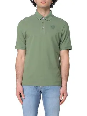 BLAUER. Cotton Polo Shirt - Green