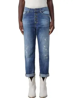 DONDUP Jeans With Button Detail - Denim