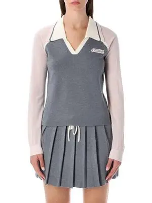 Casablanca Polo Shirt Colour - Silver