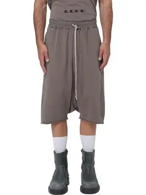 Rick Owens Cotton Cargo Shorts - Grey