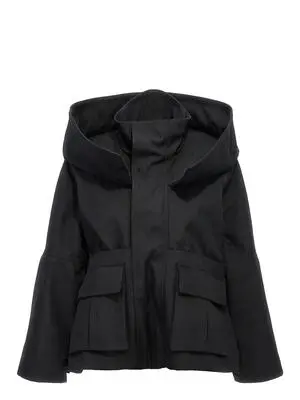 Balenciaga Hooded Jacket - Black