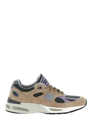 NEW BALANCE Made In Uk Suede And Mesh Sneakers - Multicolor
