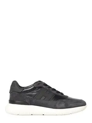 Hogan Hogan H709 Suede And Nappa Leather Sneakers Blue