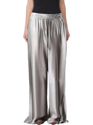 DIESEL® Palazzo Trousers In Viscose Blend - Grey