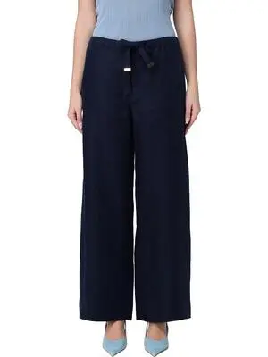 Max Mara Medea Linen Trousers - Navy