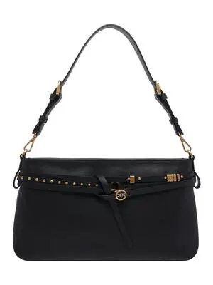 Pinko Leather Belt Bag - Black