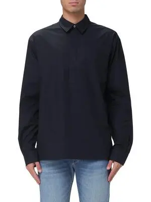 PAOLO PECORA Basic Shirt In Cotton Poplin - Black