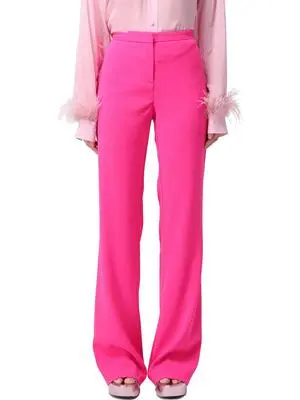 Pinko Tailored Wide Leg Trousers - Fuchsia