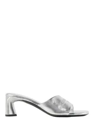 Balenciaga Heeled Sandals - Silver