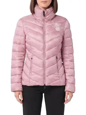 PLEIN SPORT Nylon Down Jacket - Fuchsia