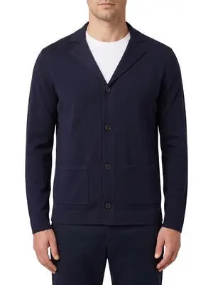 BALLANTYNE Cotton Cardigan - Blue