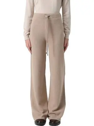 ERMANNO FIRENZE Tailored Wide Leg Trousers - Grey
