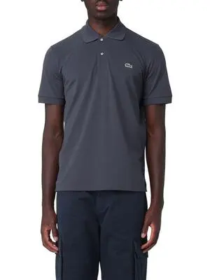Lacoste Cotton Polo Shirt With Logo - Grey