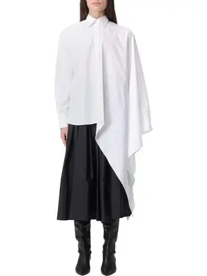 Moschino Asymmetrical Draped Shirt - White