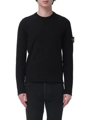 Stone Island Cotton Crew Neck Pullover - Black