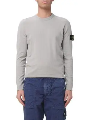 Stone Island Stone Island Cotton Crew Neck Pullover Grey