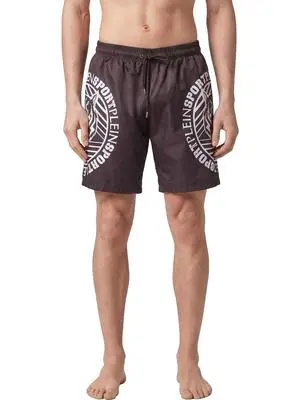 PLEIN SPORT Swim Shorts - White
