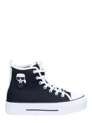 Karl Lagerfeld High Top Sneakers - Black