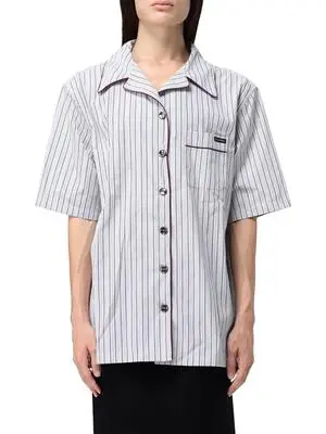 Dolce & Gabbana Striped Short Sleeve Shirt - Multicolor