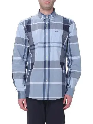 Barbour Cotton Shirt With Vintage Check Pattern - Blue