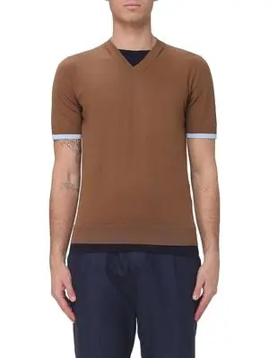 PAOLO PECORA Cotton Knit Sweater - Brown