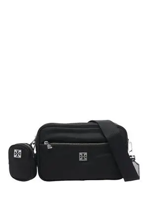 Tory Burch Virginia Recycled Nylon Crossbody Bag With Pouch - Black