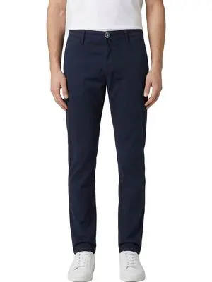 Jacob Cohen Chino Trousers In Stretch Cotton Blue 1