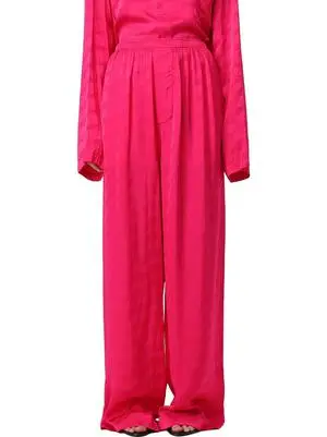 Balenciaga Wide Leg Trousers - Fuchsia