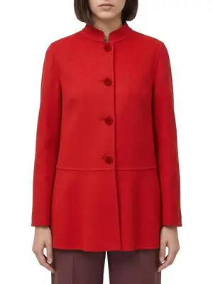 Valentino Garavani Wool And Cashmere Coat - Red